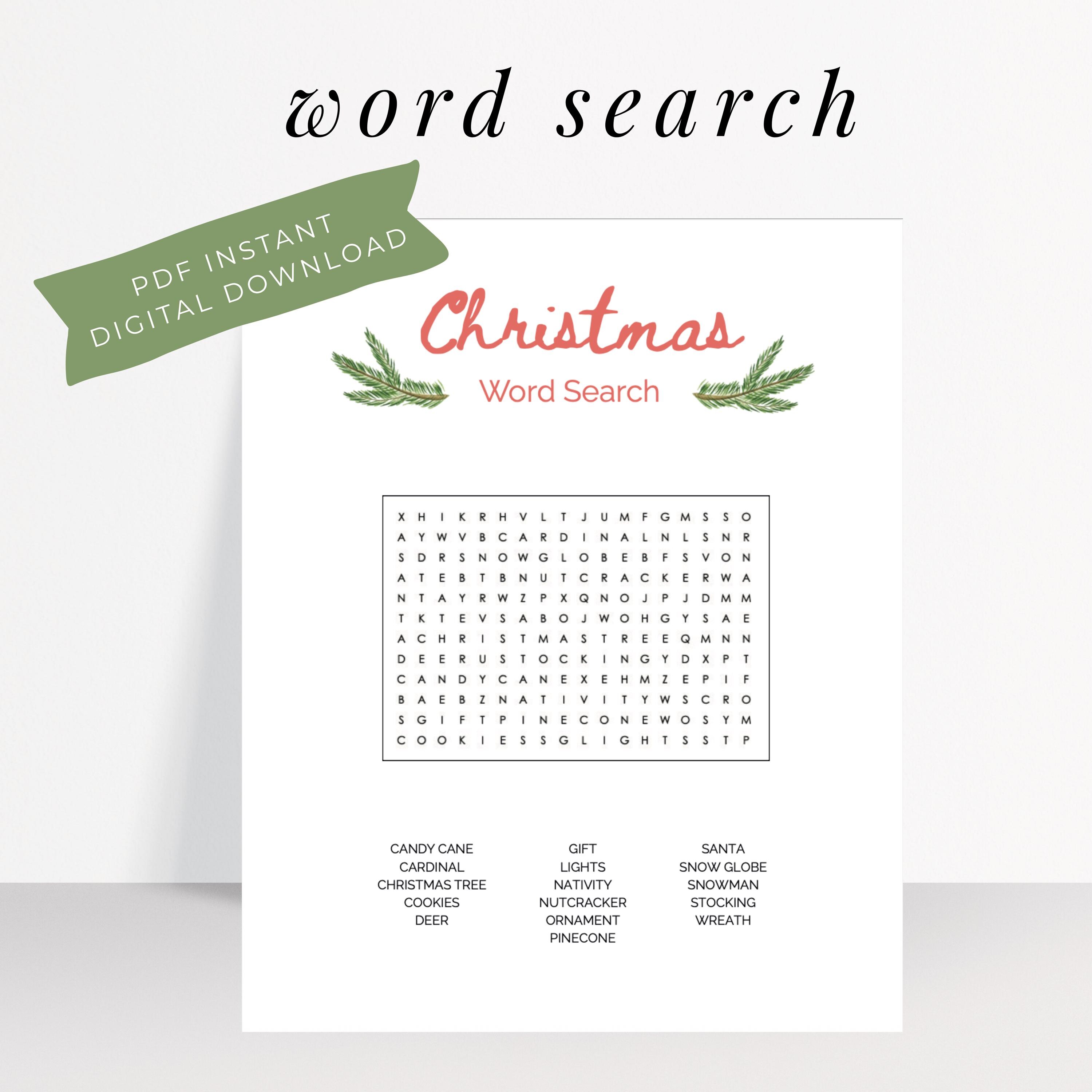 Christmas Activity Bundle Printable | Kids Holiday Activities I Instant ...