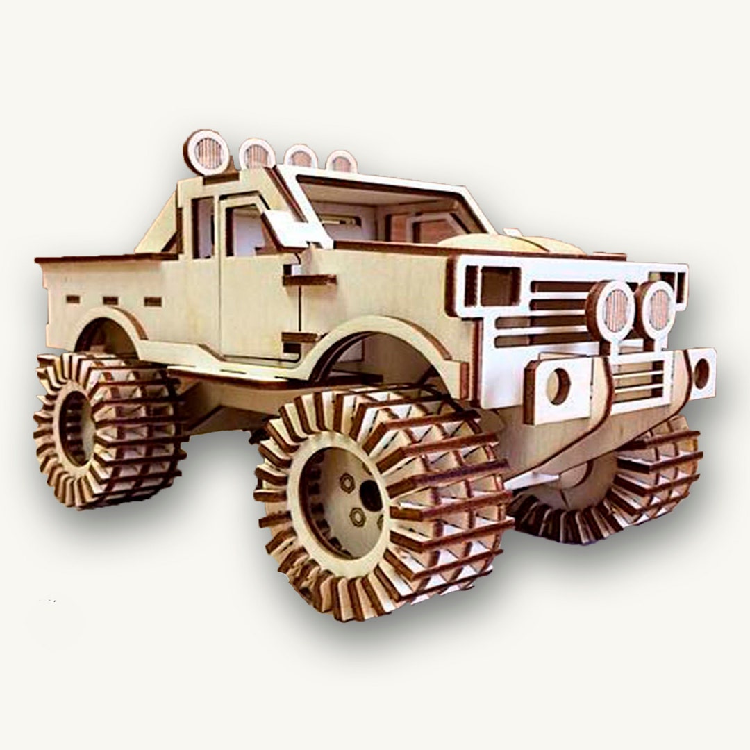 Laser Cut Jeep Car Toy SVG Bundle Wood Toy Car Svg Files Vector Laser ...