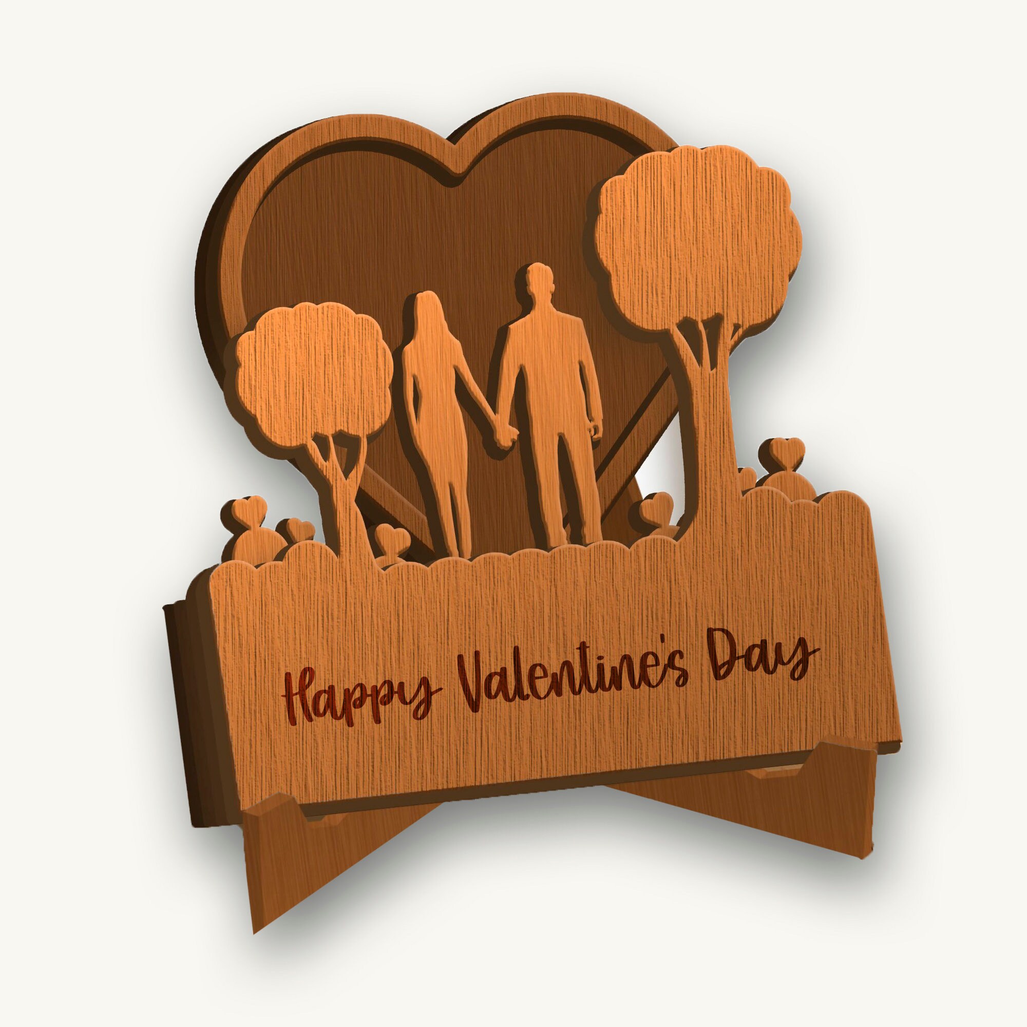 Laser Cut Valentine Lover Layered SVG Bundle Glowforge Svg Files Vector ...