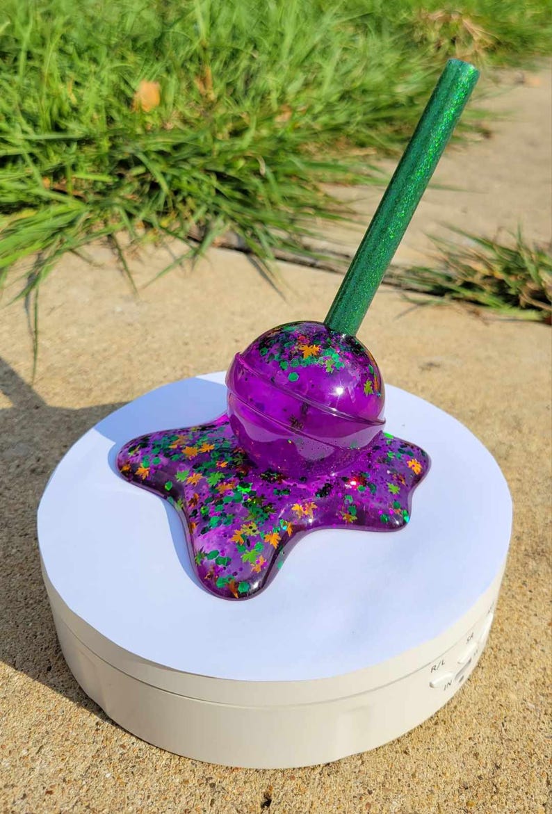Fall Fest Melting Lollipop Pop Art Decor, Resin Sculpture, Candy Art - Etsy