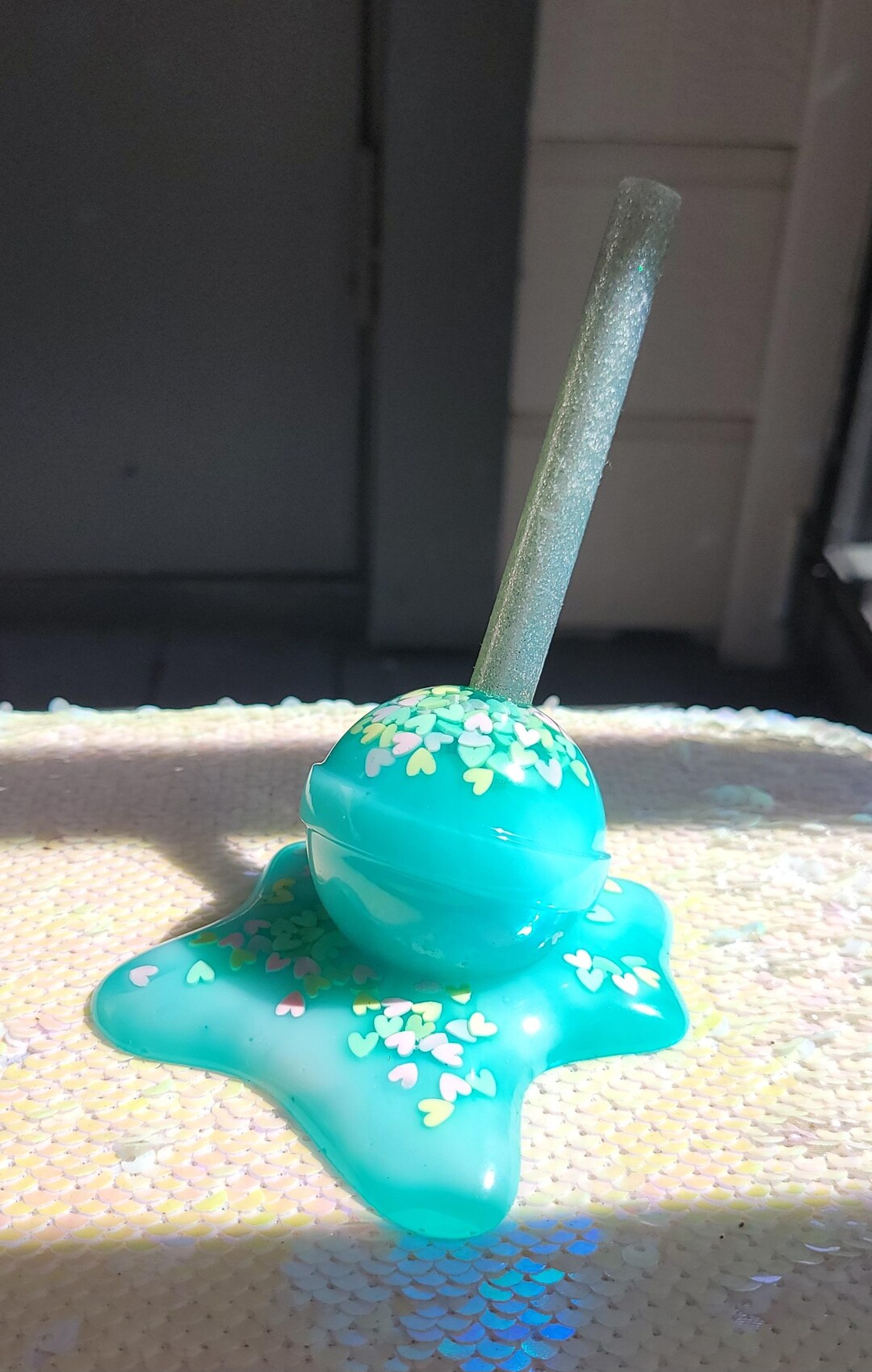 Melted Bliss Melting Lollipop Pop Art Decor, Resin Sculpture, Candy Art ...
