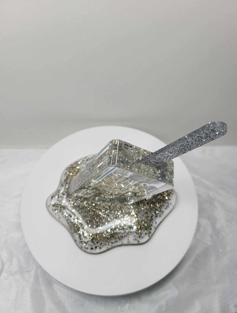 Diamond Sparkle Melting Popsicle Pop Art Decor, Resin Sculpture, Candy ...