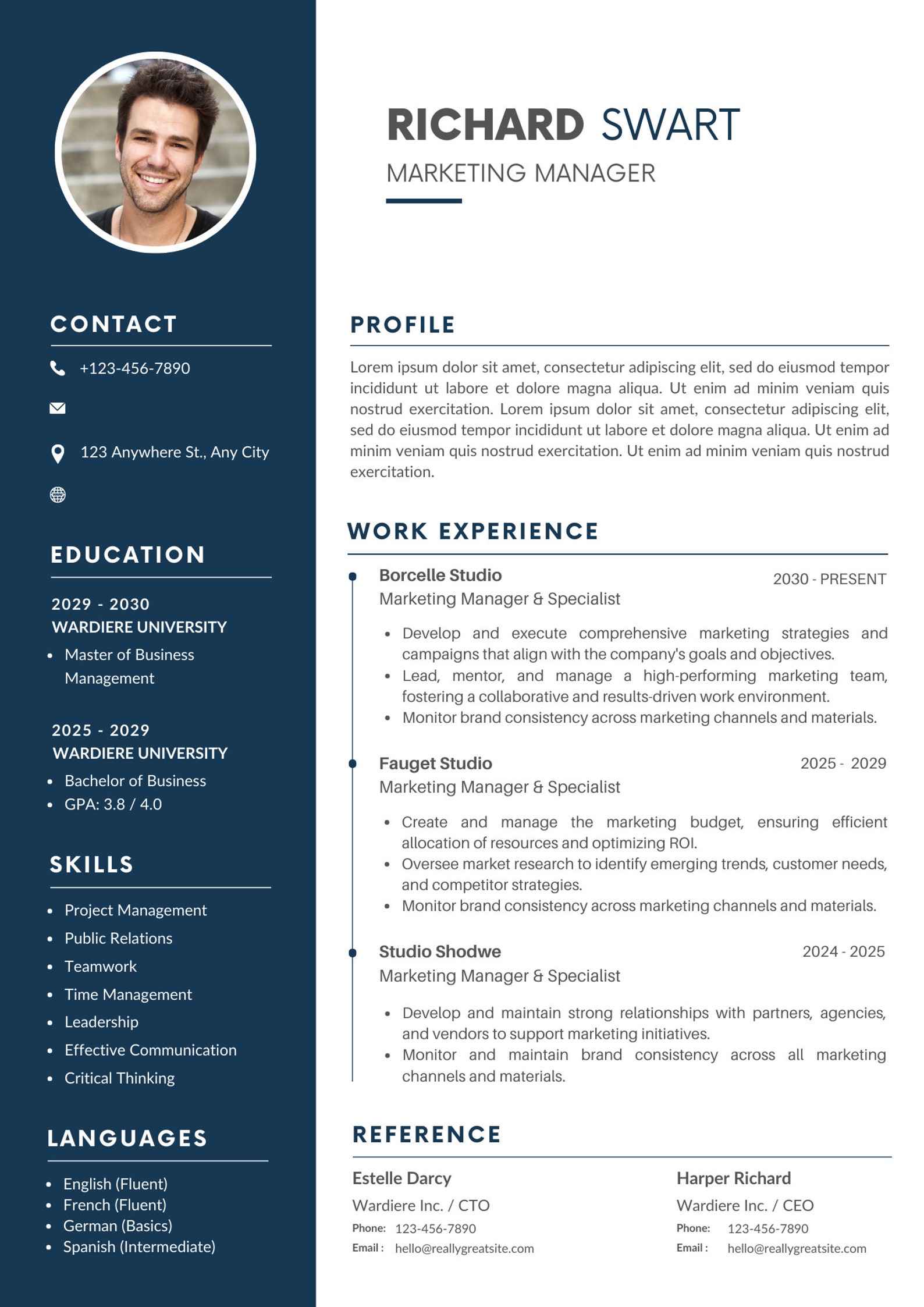 Professional Resume Template - Etsy