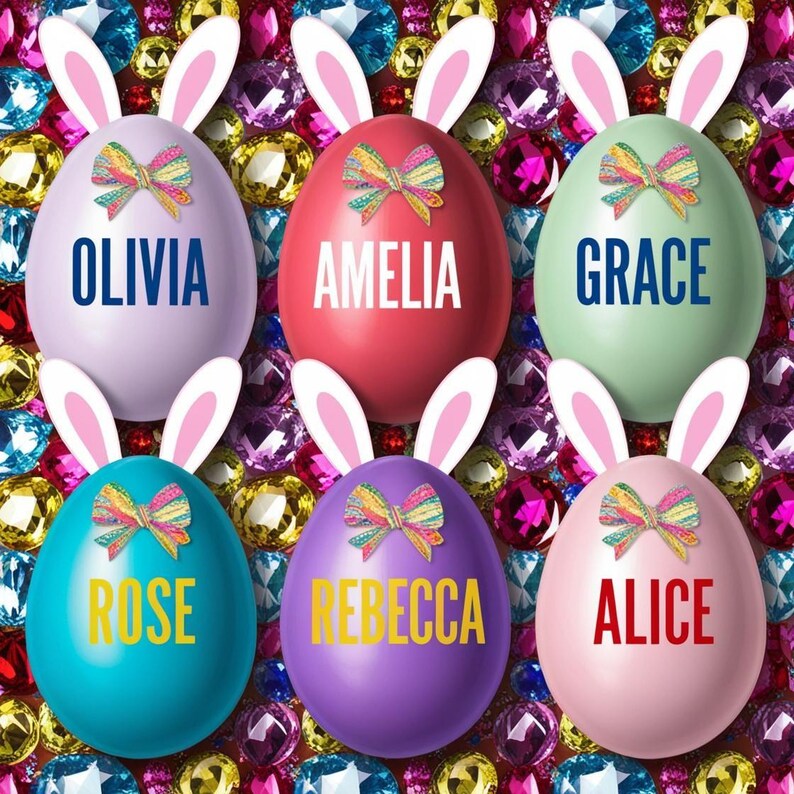Easter Eggs, Easter Egg Hunt, Easter Eggs Personalized, Easter Party ...