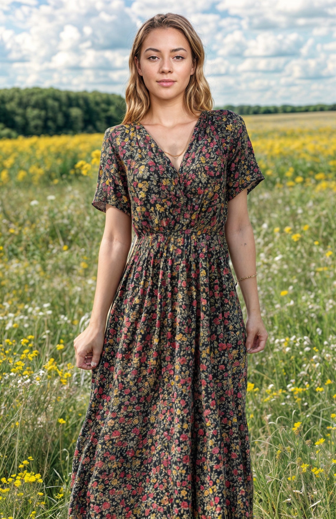 V Neck Dress Sewing Pattern, Prom Dress PDF Sewing Pattern Instant ...