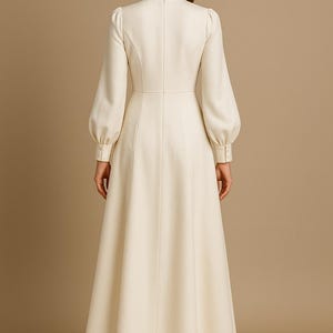 Modest Maxi Dress Sewing Pattern: Bishop Sleeve (PDF Download) - Etsy