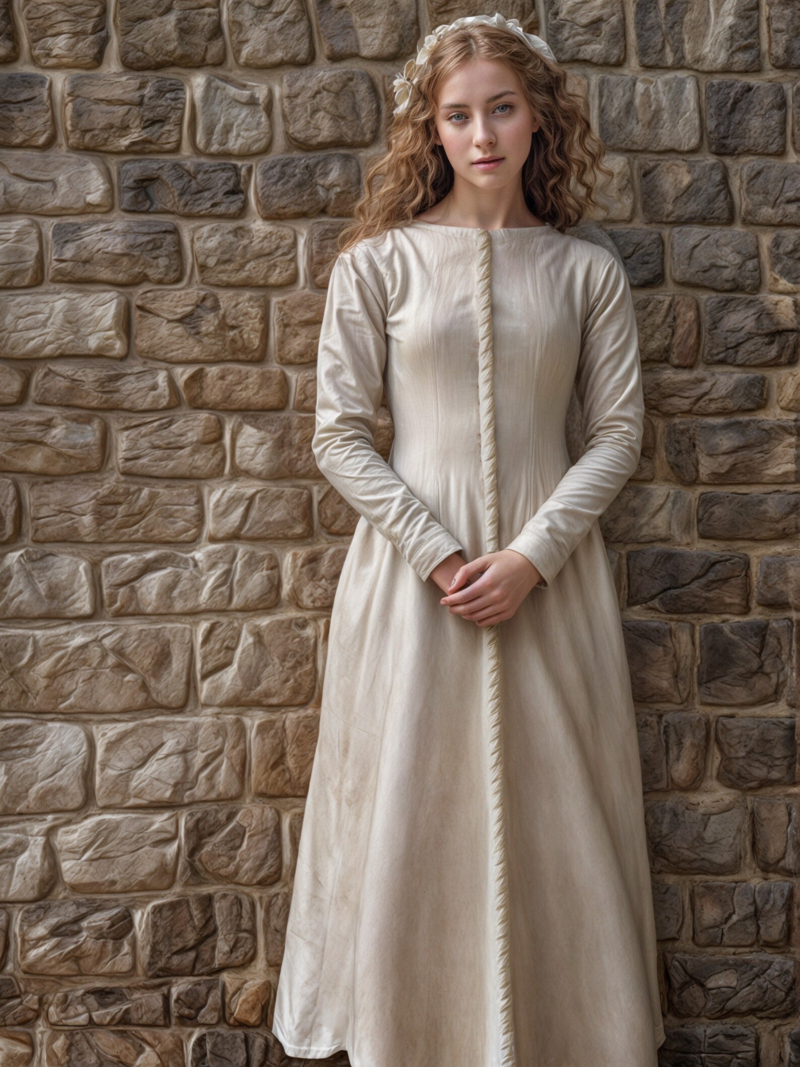 Dress Model From the 1400s,renaissance,celtic Dress, Medieval Cosplay ...