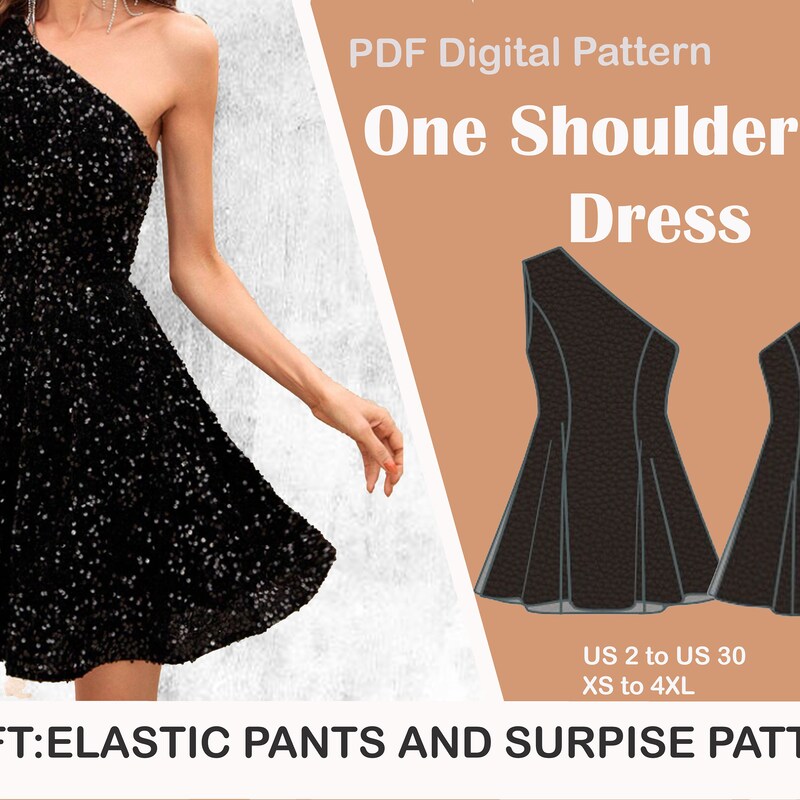 Mini Dress Sewing Pattern - Etsy