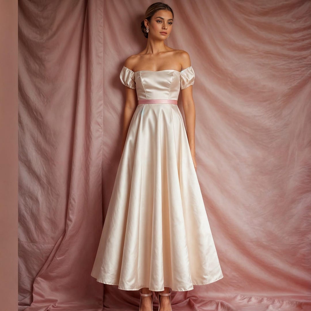 Off Shoulder Prom Dress Sewing Pattern: US Sizes 2-30 (PDF Pattern) - Etsy