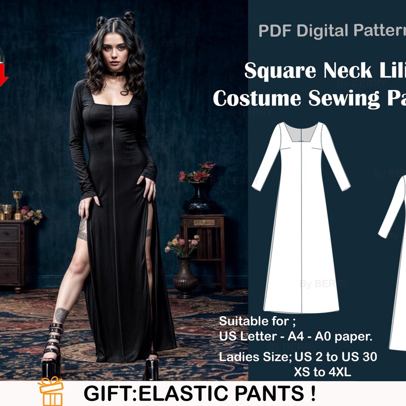 Gothic Sewing Patterns - Etsy