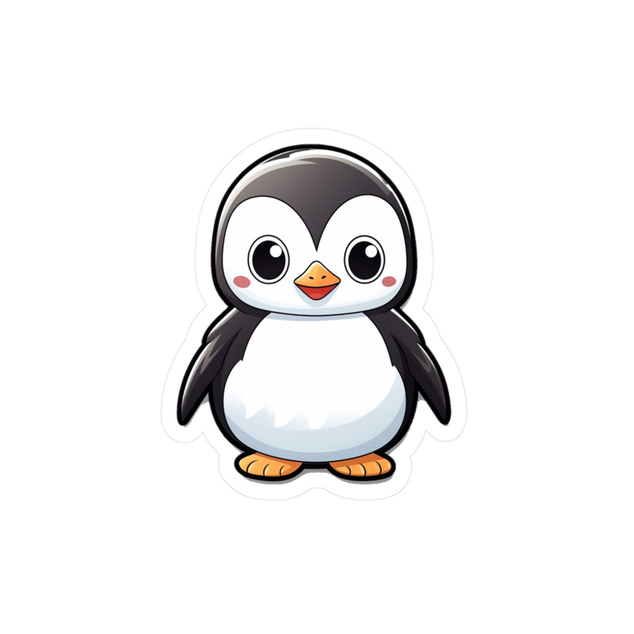 Penguin Sticker | Cute Wild Animal Stickers | Waterproof, Vinyl and ...
