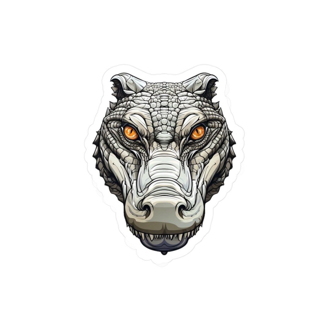 Alligator Sticker | Cute Wild Animal Stickers | Waterproof, Vinyl and ...