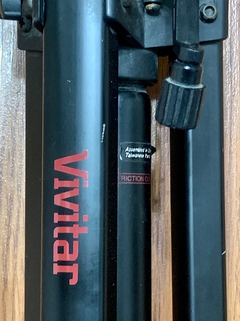 Vivitar V3000 Camcorder Camera Video Tripod 66in. Tall Bubble Level ...