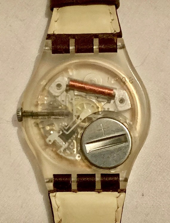 Swatch Watch Blue Conker Watch With Time And Date 9”i… - Gem