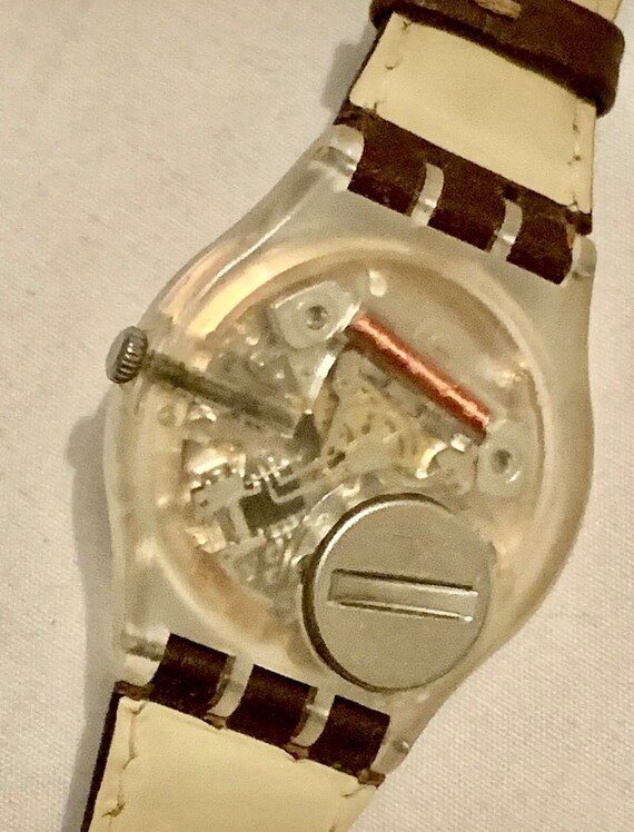 Swatch Watch Blue Conker Watch With Time And Date 9”i… - Gem