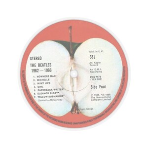 The Beatles Stereo Apple CD Vinyl Diecut Sticker - Etsy