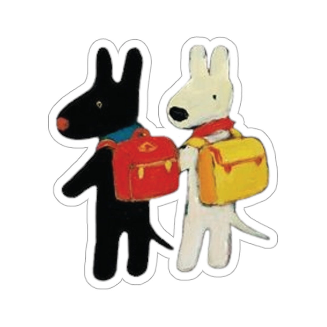 Gaspard and Lisa Best Friends After School Diecut Vinyl Sticker - Etsy