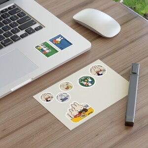 Miffy Japanese Stamp Sticker Sheet - Etsy