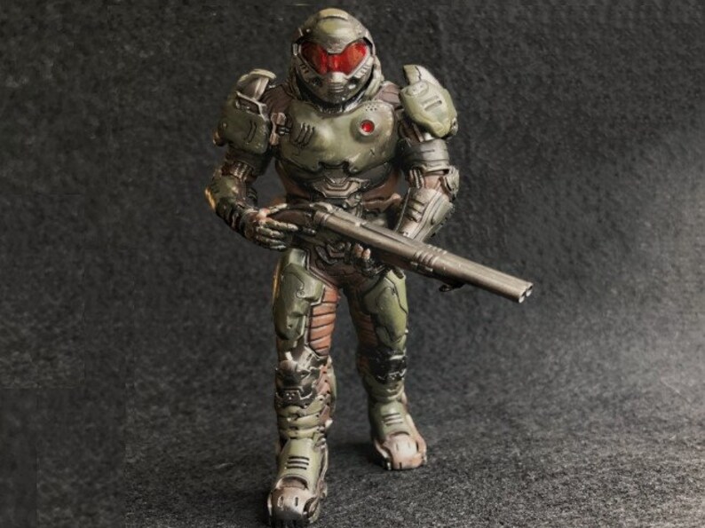 Doom Guy Model for 3D Printer, Custom Figure, Comics 3D Model, Gift ...