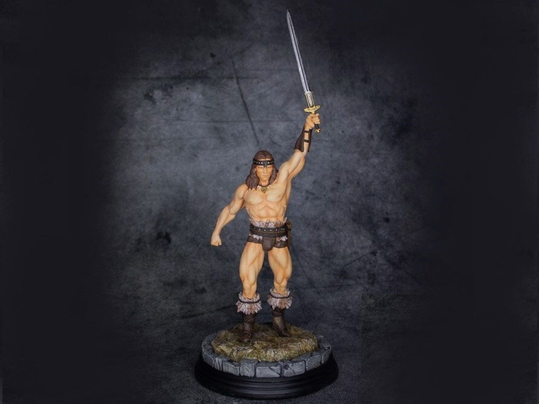 Barbarian Conan Model for 3D Printer, Custom Figure, Comics 3D Model ...