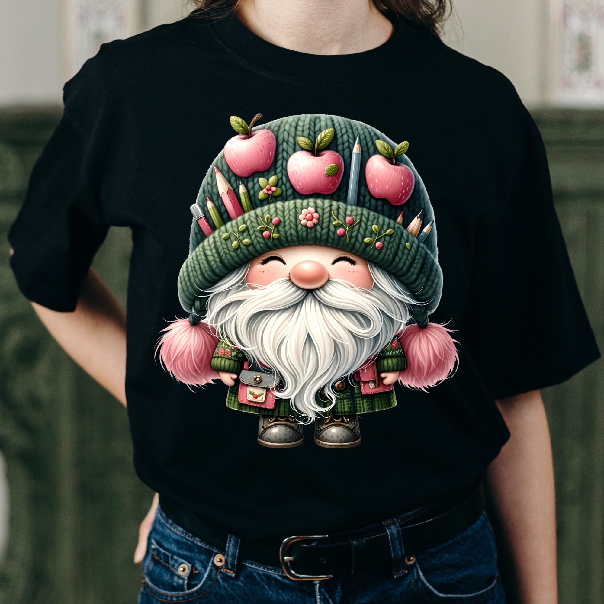 Back to School Gnome Clipart Bundle, Watercolor Gnomes PNG, Graduation ...