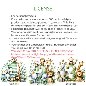 Safari Birthday Party Clipart Set - Watercolor Jungle Animals, Safari ...