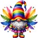 Watercolor LGBTQ Pride Gnome Clipart, Rainbow Design (25 PNG) - Etsy