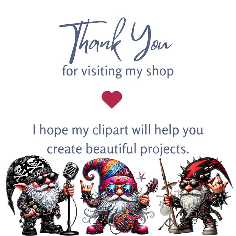 Rock Star Gnome Watercolor Clipart, Singer PNG (digital Download) - Etsy