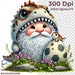 Dino Egg Gnome Watercolor Clipart – 23 PNG Images (digital Download) - Etsy