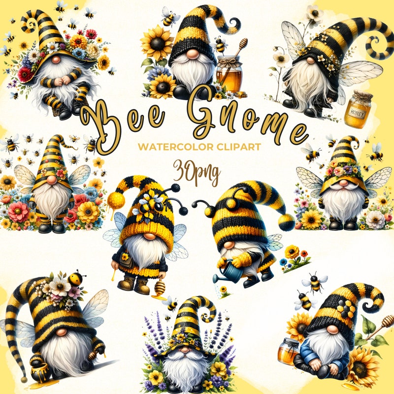 Bee Gnome - Etsy