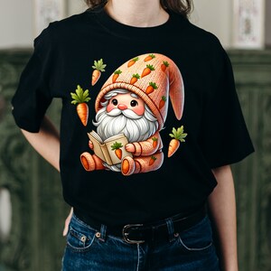 Cute Gnome Carrot ,watercolor Clipart ,farmer , Gnomes Sublimation ...