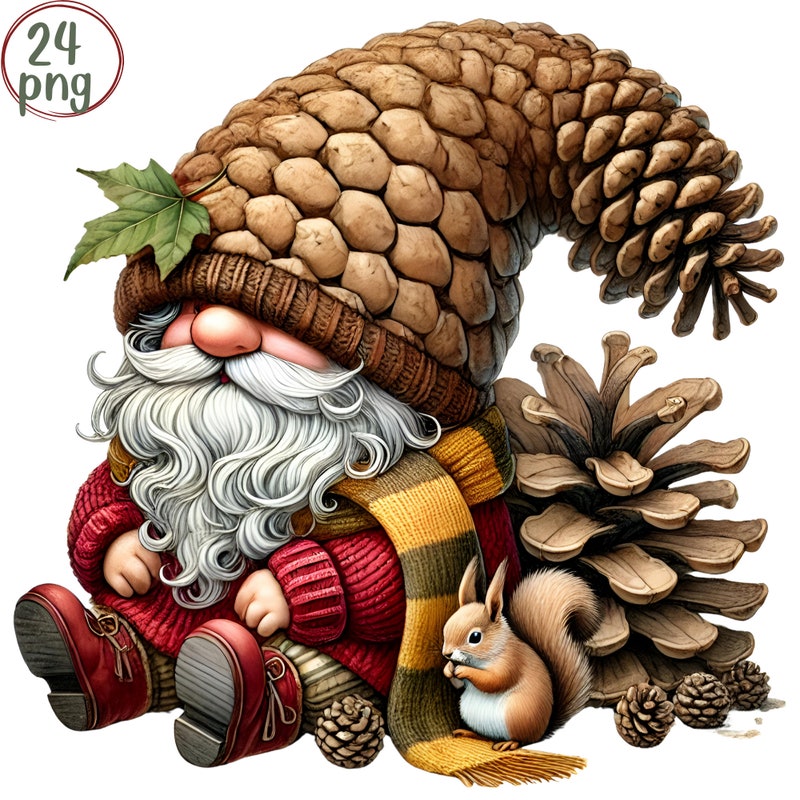 Woodland Pinecone Gnome - Etsy