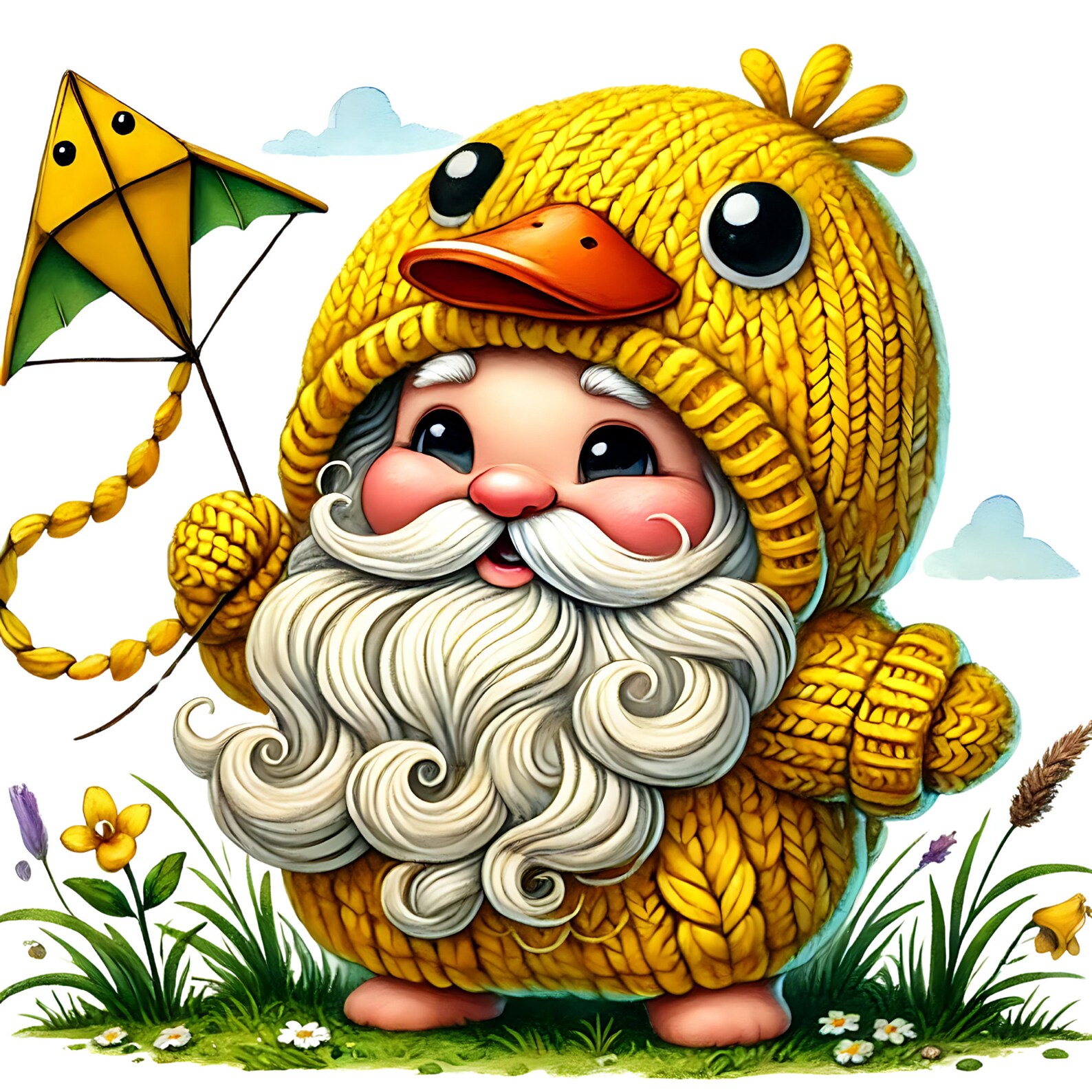 Watercolor Gnome Duck Clipart Set | 26 Pngs (digital Download) - Etsy