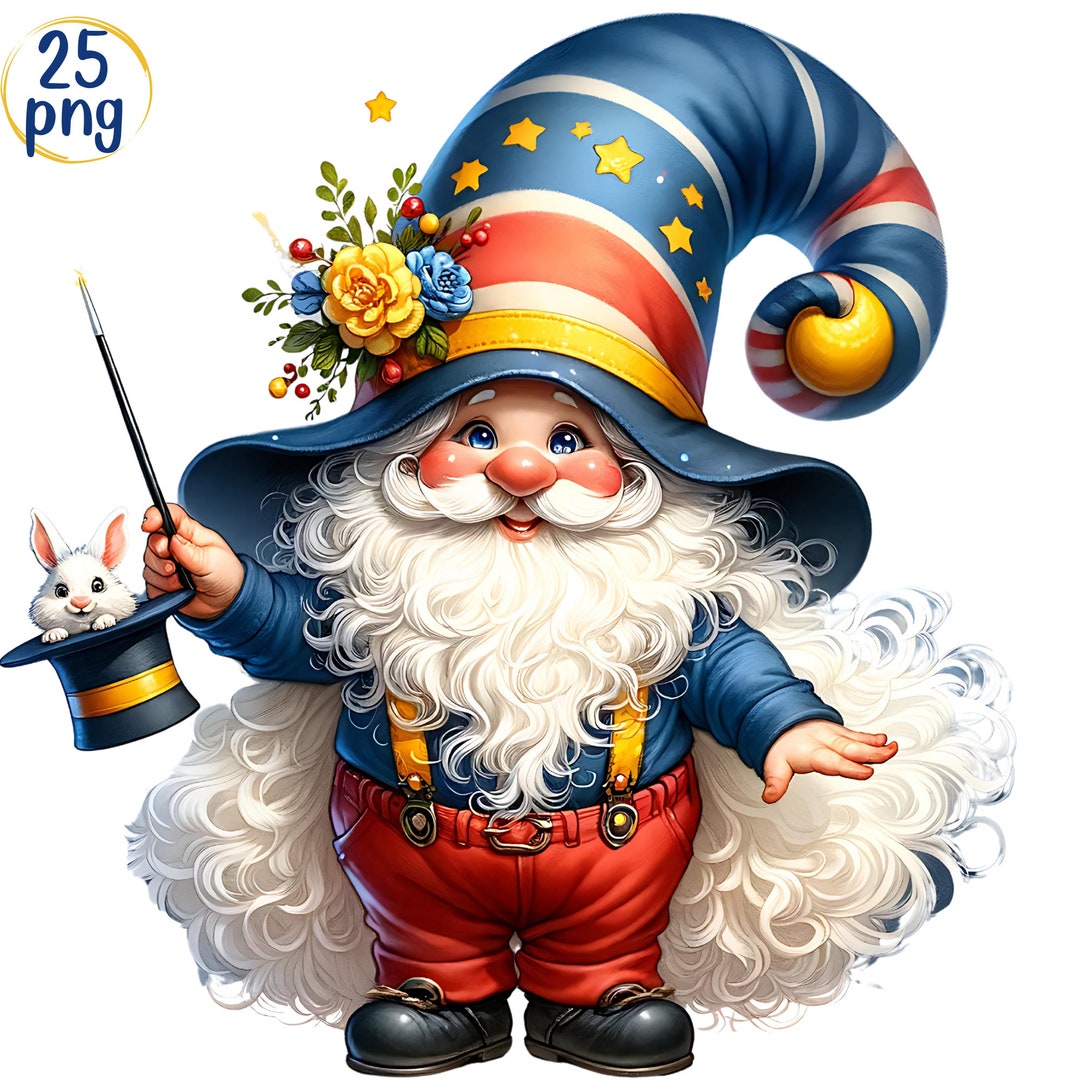 Circus Gnome Watercolor Clipart Set (digital Download) - Etsy