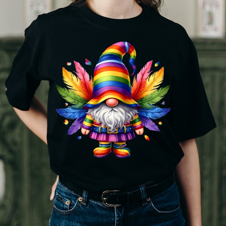 Watercolor LGBTQ Pride Gnome Clipart, Rainbow Design (25 PNG) - Etsy