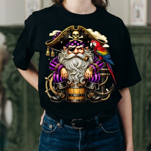 Pirate Captain Gnome Watercolor Clipart – 24 PNG Files (digital ...