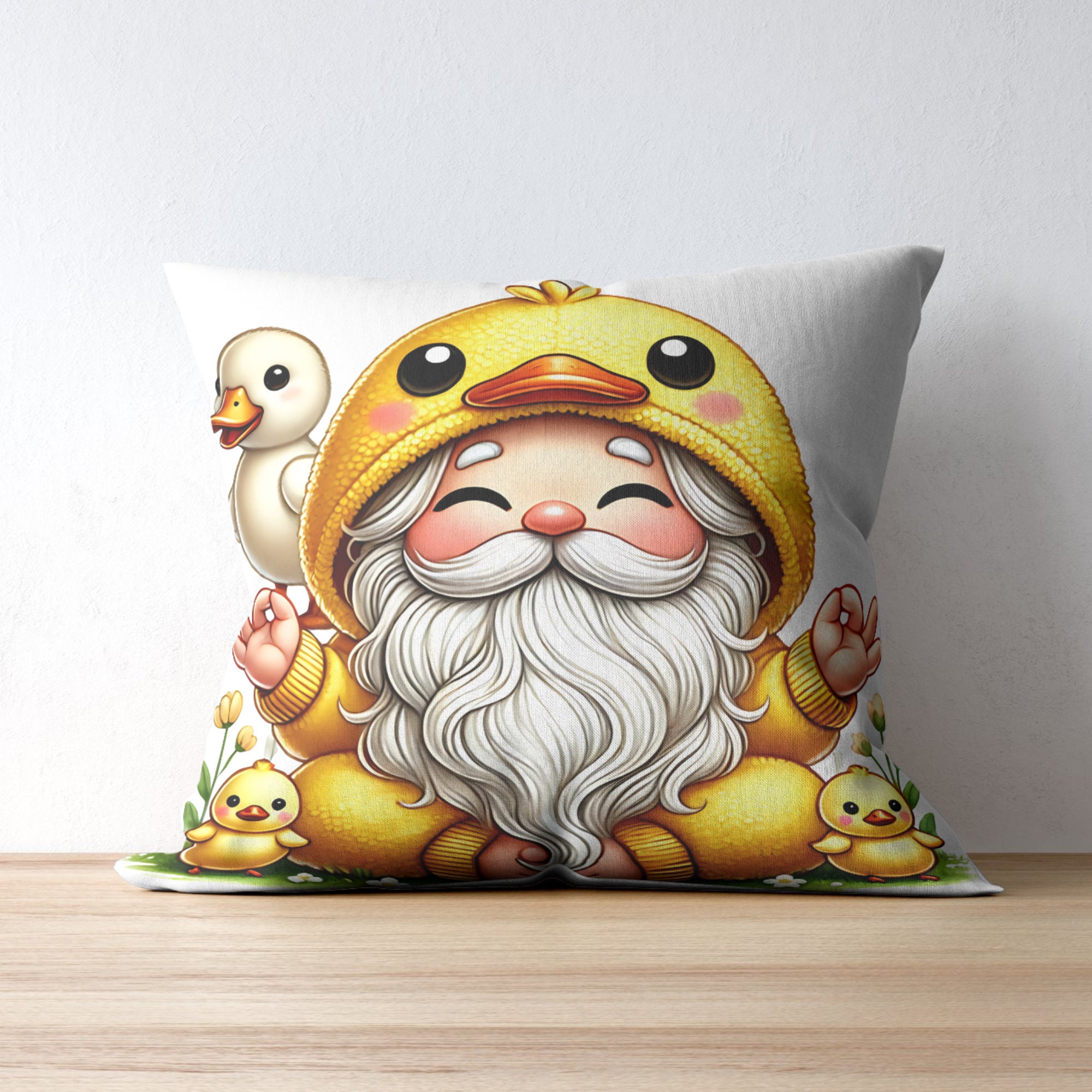 Gnome and Duck Watercolor Clipart Set 24 Pngs, Sublimation PNG Digital ...