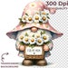 Mothers Day Watercolor Gnomes Digital Clipart Collection, High-quality ...