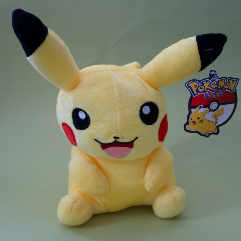 Pikachu Pokemon Plush Toy 21 Cm - Etsy