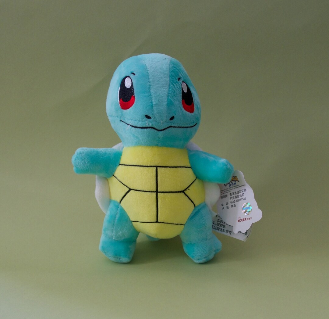 Squirtle Pokemon Plush Toy 21 Cm - Etsy