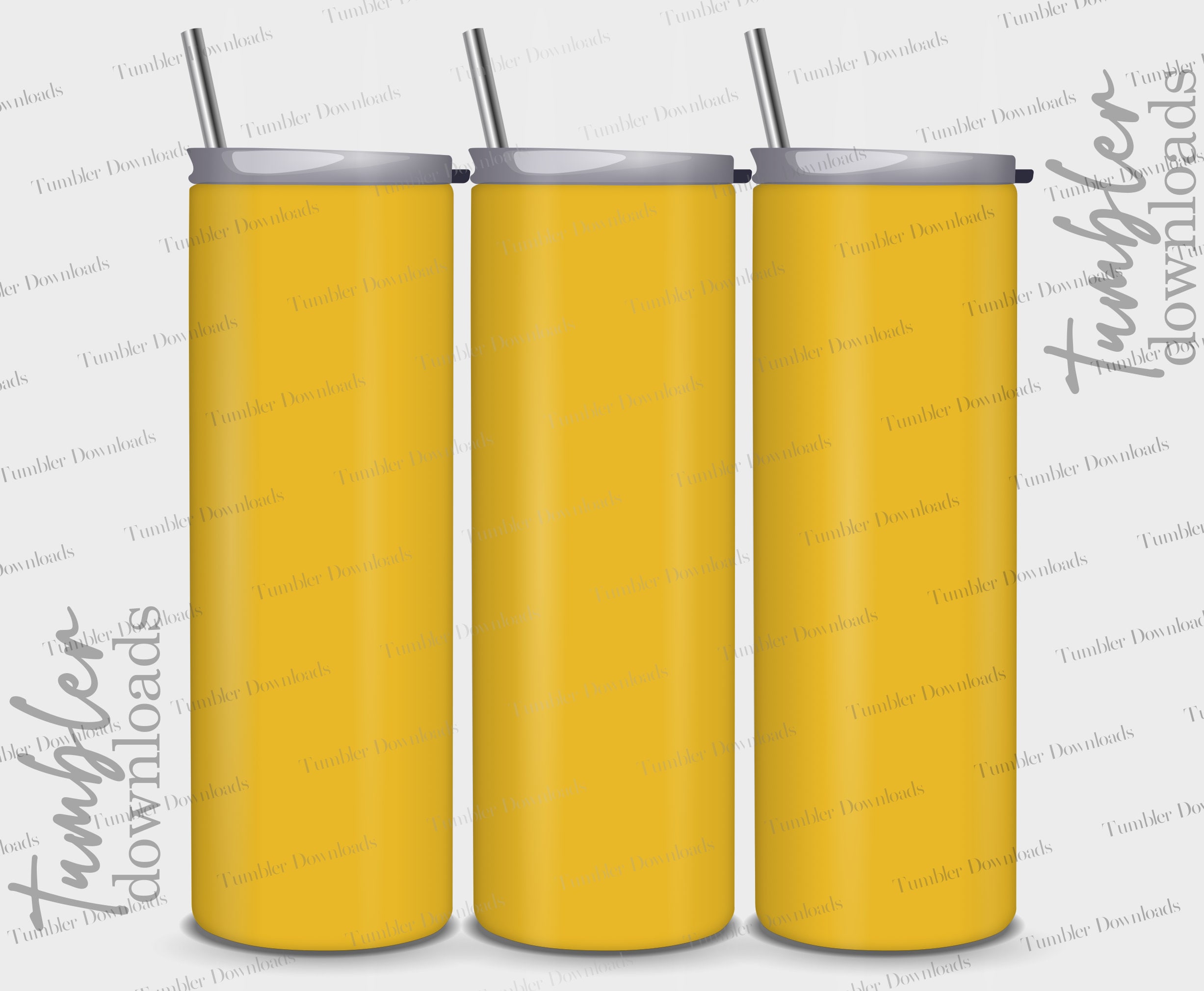 Solid Mustard Yellow Tumbler, 20 Oz Plain Yellow Tumbler Sublimation ...
