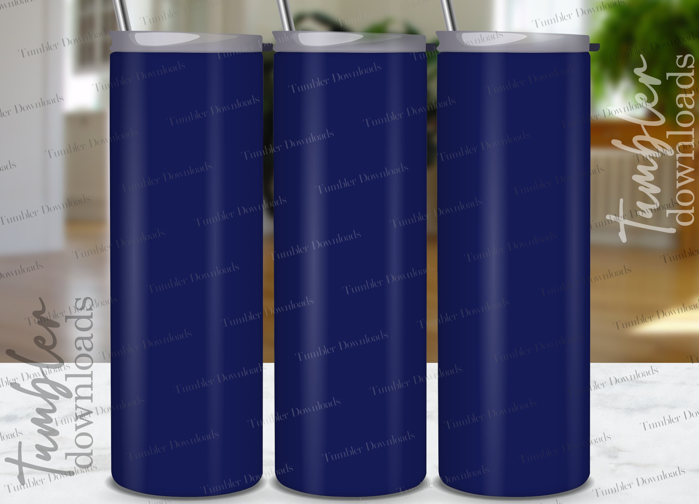 Solid Midnight Blue Tumbler, 20 Oz Plain Blue Dark Tumbler Sublimation ...