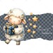 Watercolor Sheep Clipart: Sheep and Stars PNG Collection (digital ...