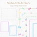 Pastel Cute Borders Frame, Watercolor Border, Colorful Doodle Border ...