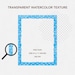 Watercolor Frame Border Clipart, Handdrawn PNG (digital Download) - Etsy