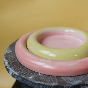 PREORDER Bubble Doughnut Ceramic Plates Thrown on Pottery Wheel - Etsy