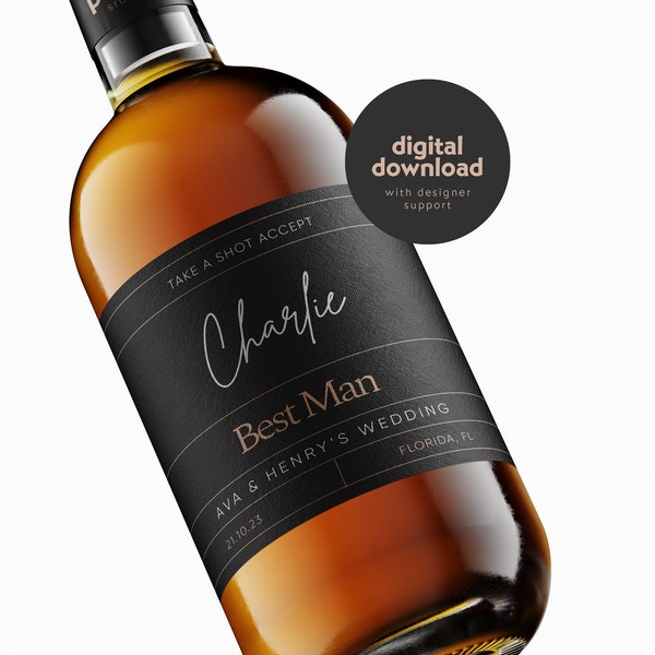 Custom Whiskey Label - Etsy