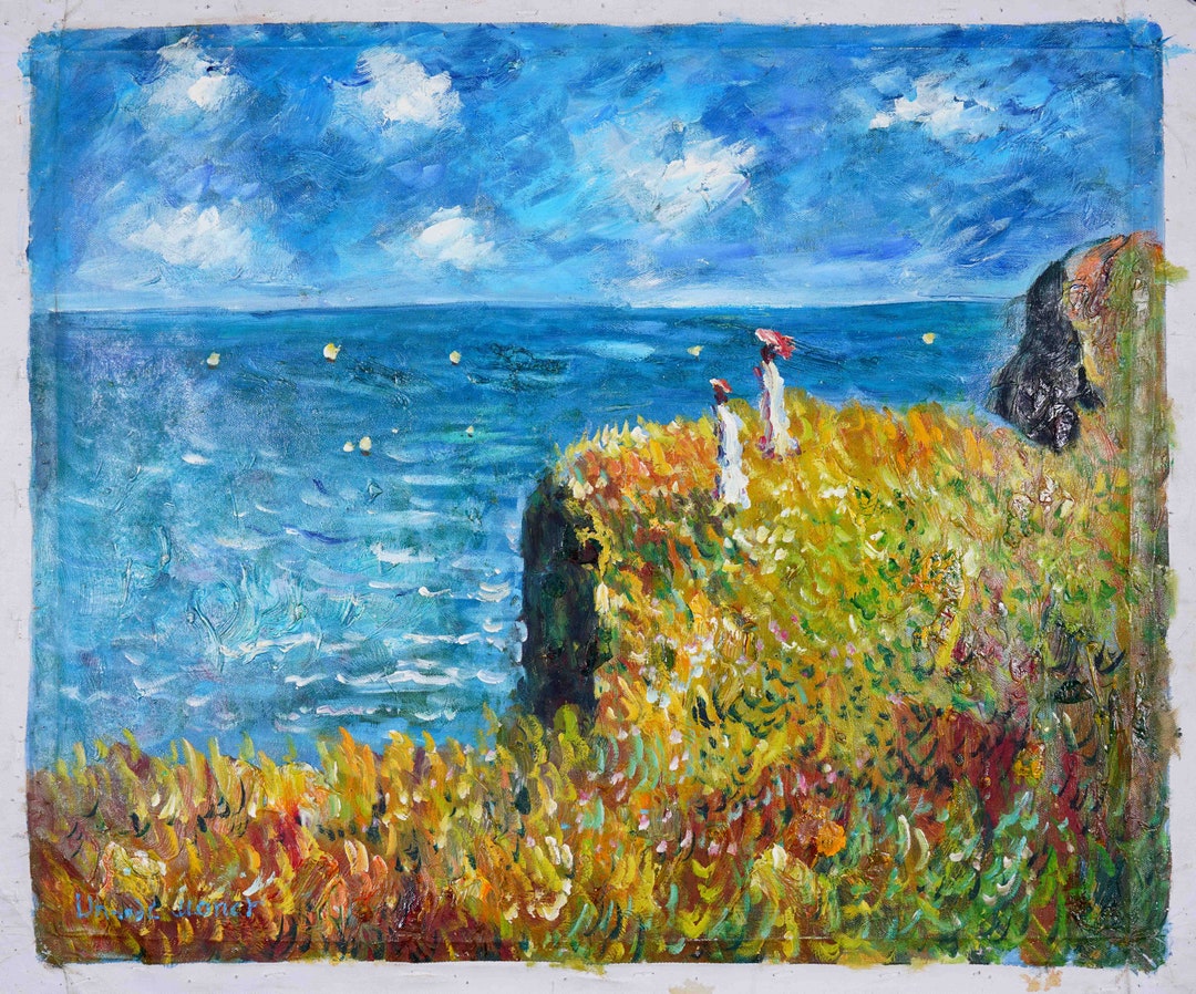 Claude Monet Style Oil Painting on Canvas - Etsy