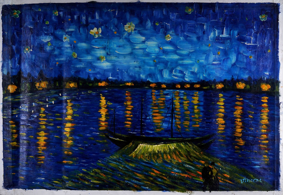 Vincent Van Gogh Style Oil Painting on Canvas - Etsy