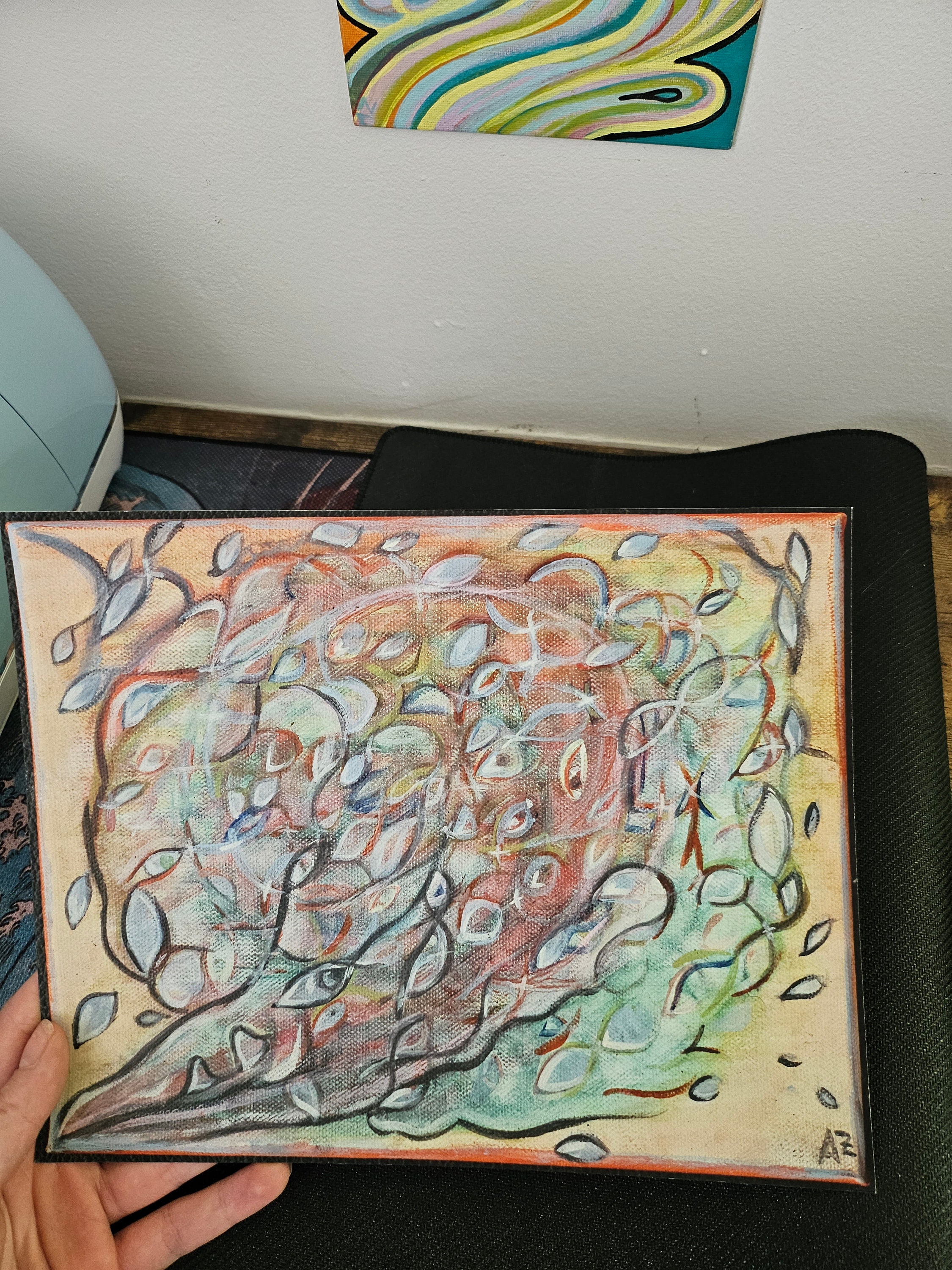 Psychedelic Giclée Art Print, Abstract Expressionism Painting, - Etsy